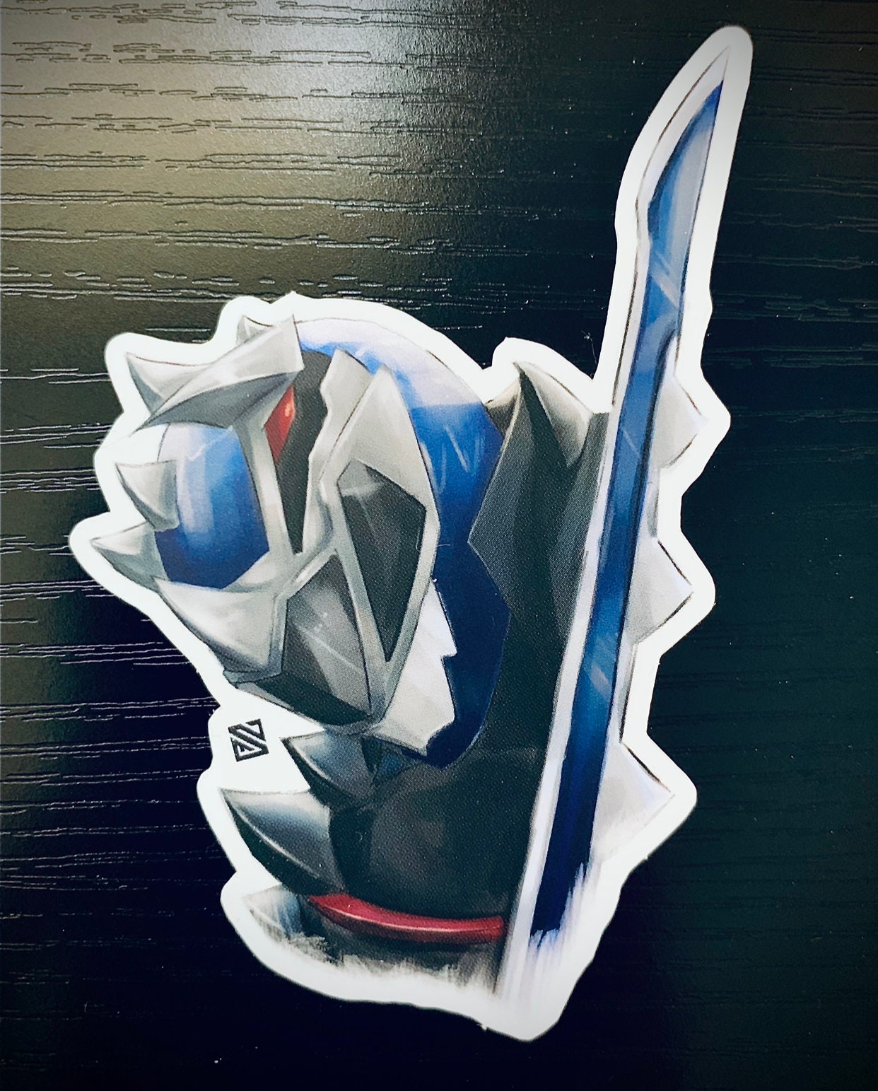 Evil Blue Ranger Cosmic Fury Metallic Vinyl Sticker - Etsy