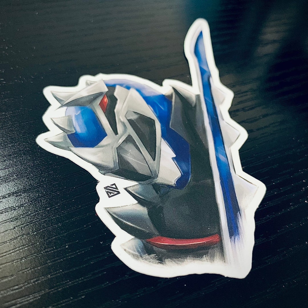 Evil Blue Ranger Cosmic Fury Metallic Vinyl Sticker - Etsy