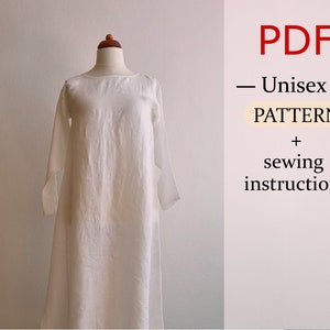 PDF Pattern Medieval Shift Chemise 14 Century Shirt - Etsy