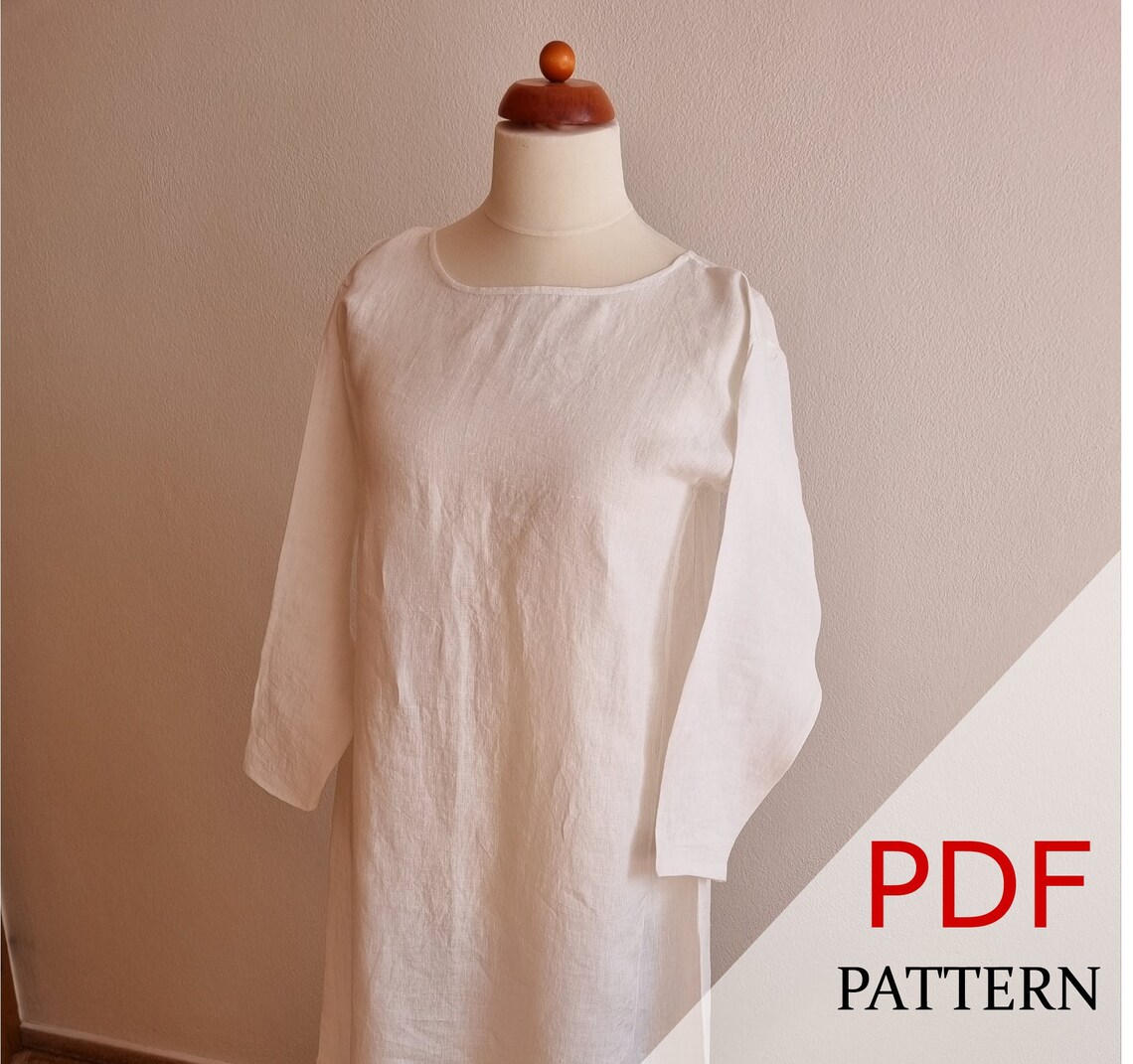 PDF Pattern Medieval Shift Chemise 14 Century Petticoat - Etsy