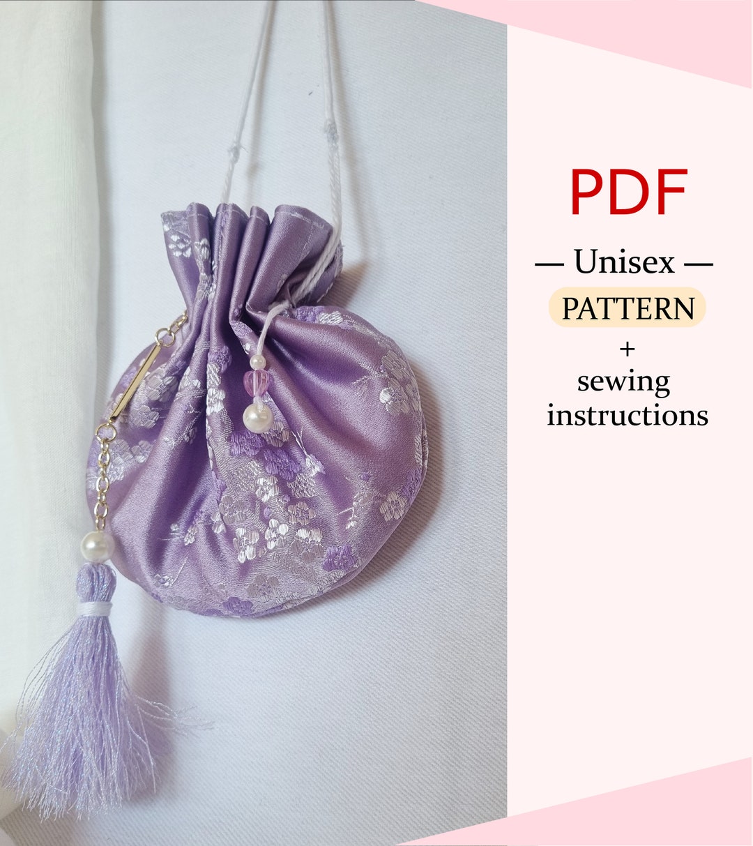 PDF Pattern Hanfu Bag Ancient China Purse Hanfu Accessory - Etsy