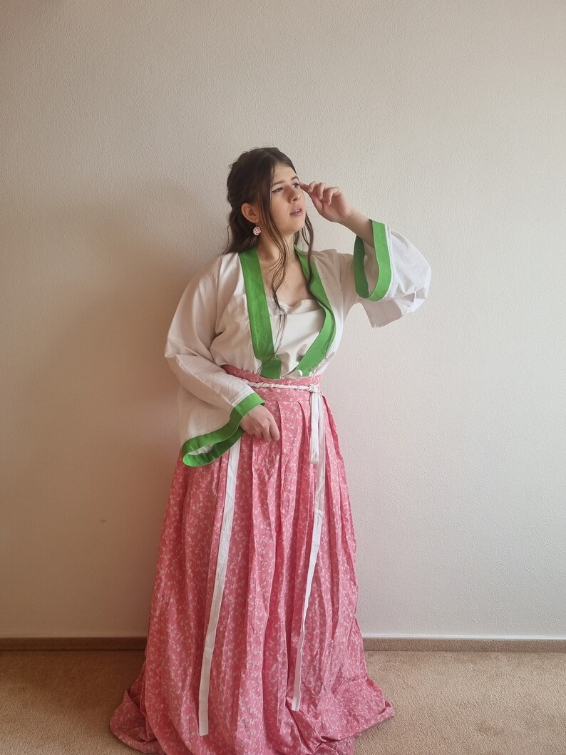 PDF Pattern Chinese Hanfu Dress Straight Collar Hanfu - Etsy