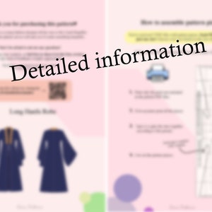 PDF Pattern - Chinese Long Hanfu Robe, Hanfu Outer Coat - Etsy