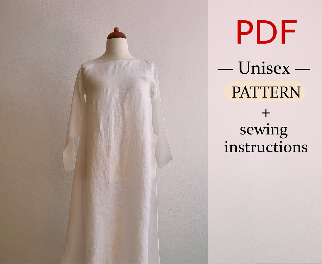 PDF Pattern Medieval Shift Chemise 14 Century Shirt - Etsy