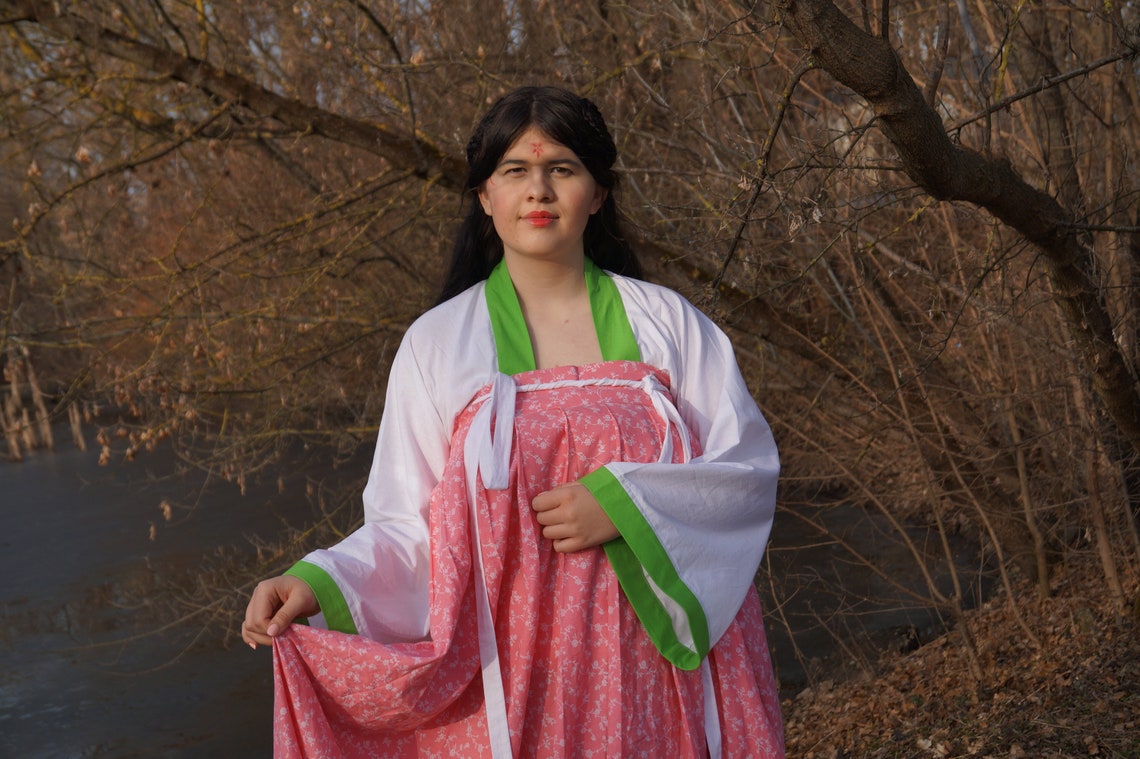 PDF Pattern Chinese Hanfu Dress Straight Collar Hanfu - Etsy UK