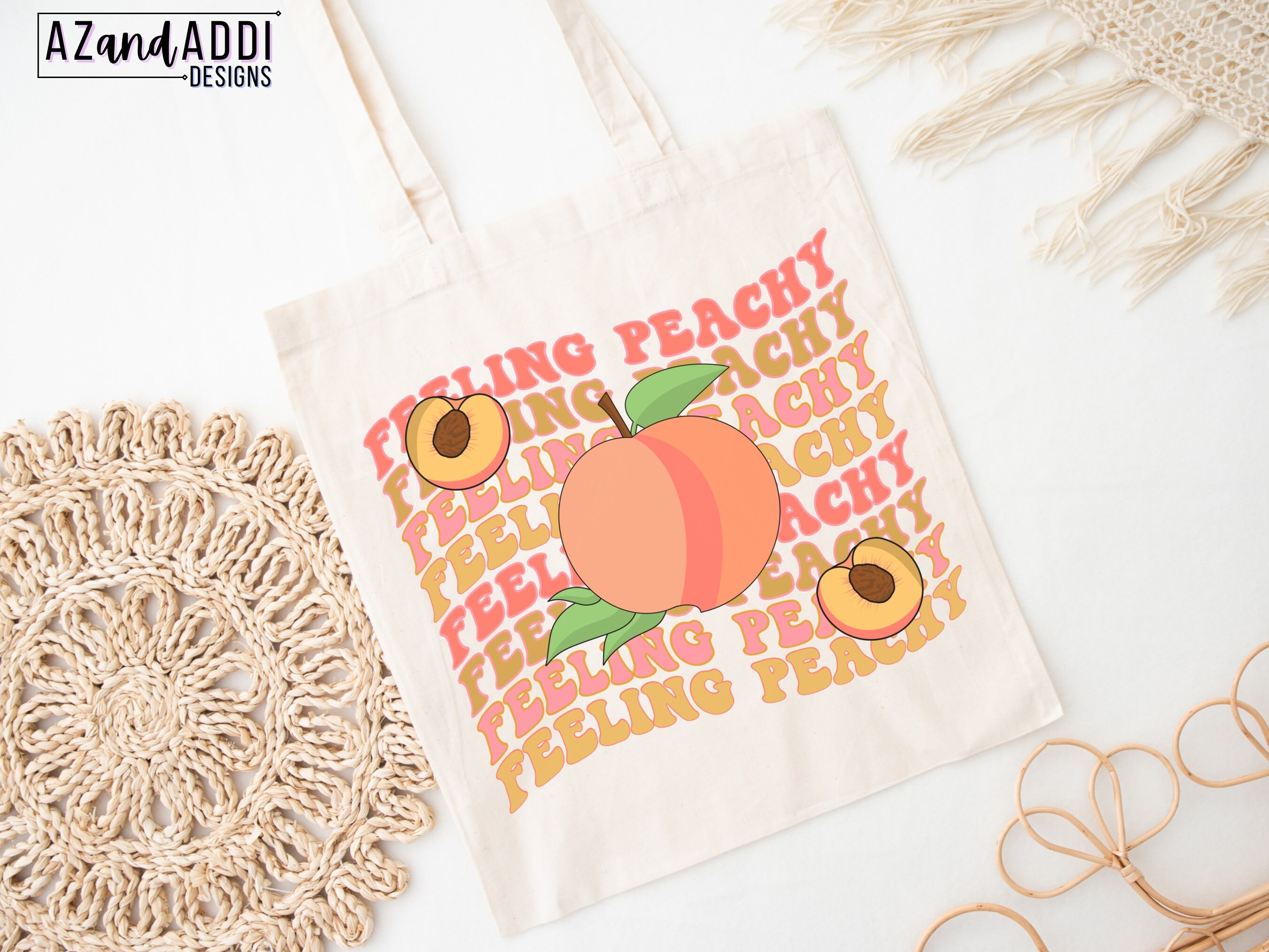Feeling Peachy Png, Peach Sublimation Design, Sweet as a Peach Png ...