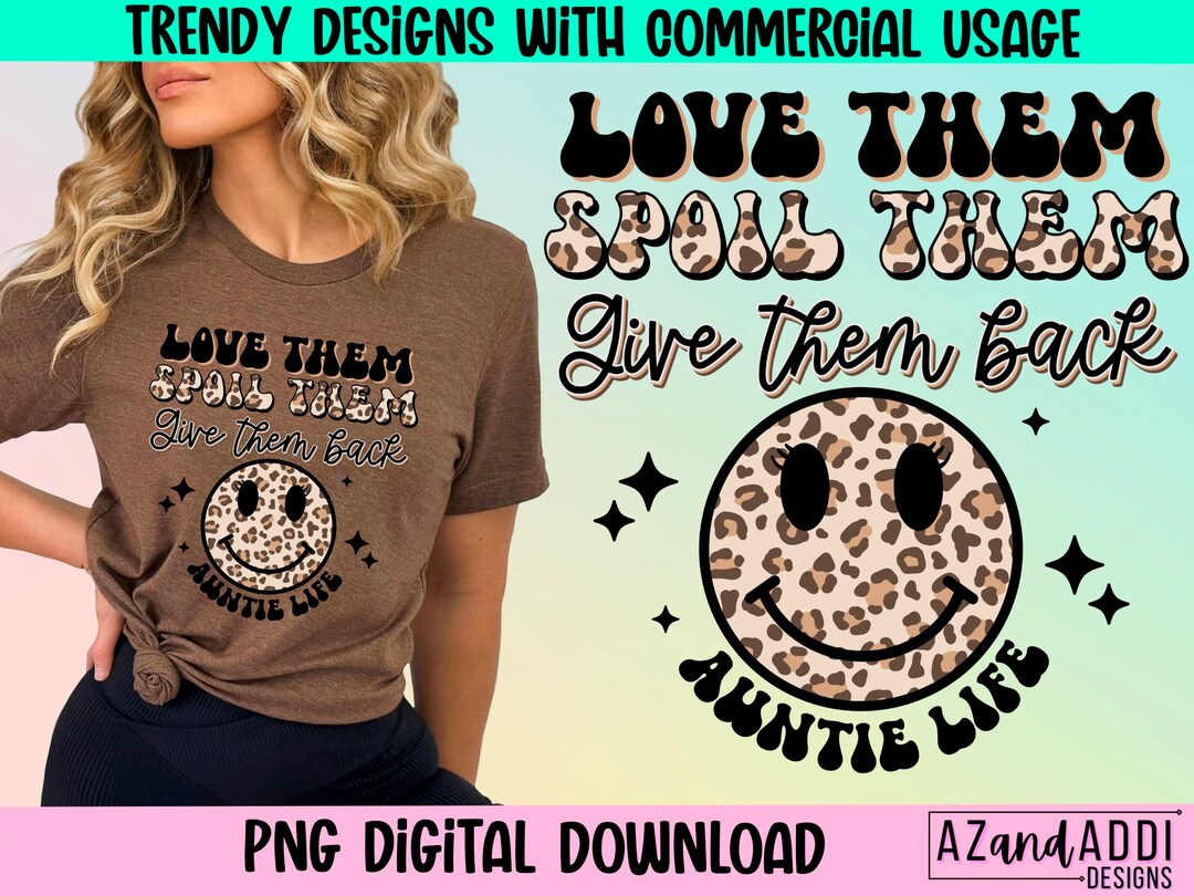 Retro Auntie Png, Auntie Sublimation Design, Auntie Life Png, Funny ...