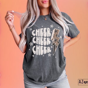 Cheerleading Png, Retro Cheer Png, Cheer Lightning Bolt Png, Cheer ...