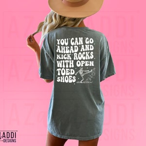 You Can Go Kick Rocks Png, Retro Sarcastic Sublimation Design, Adult ...