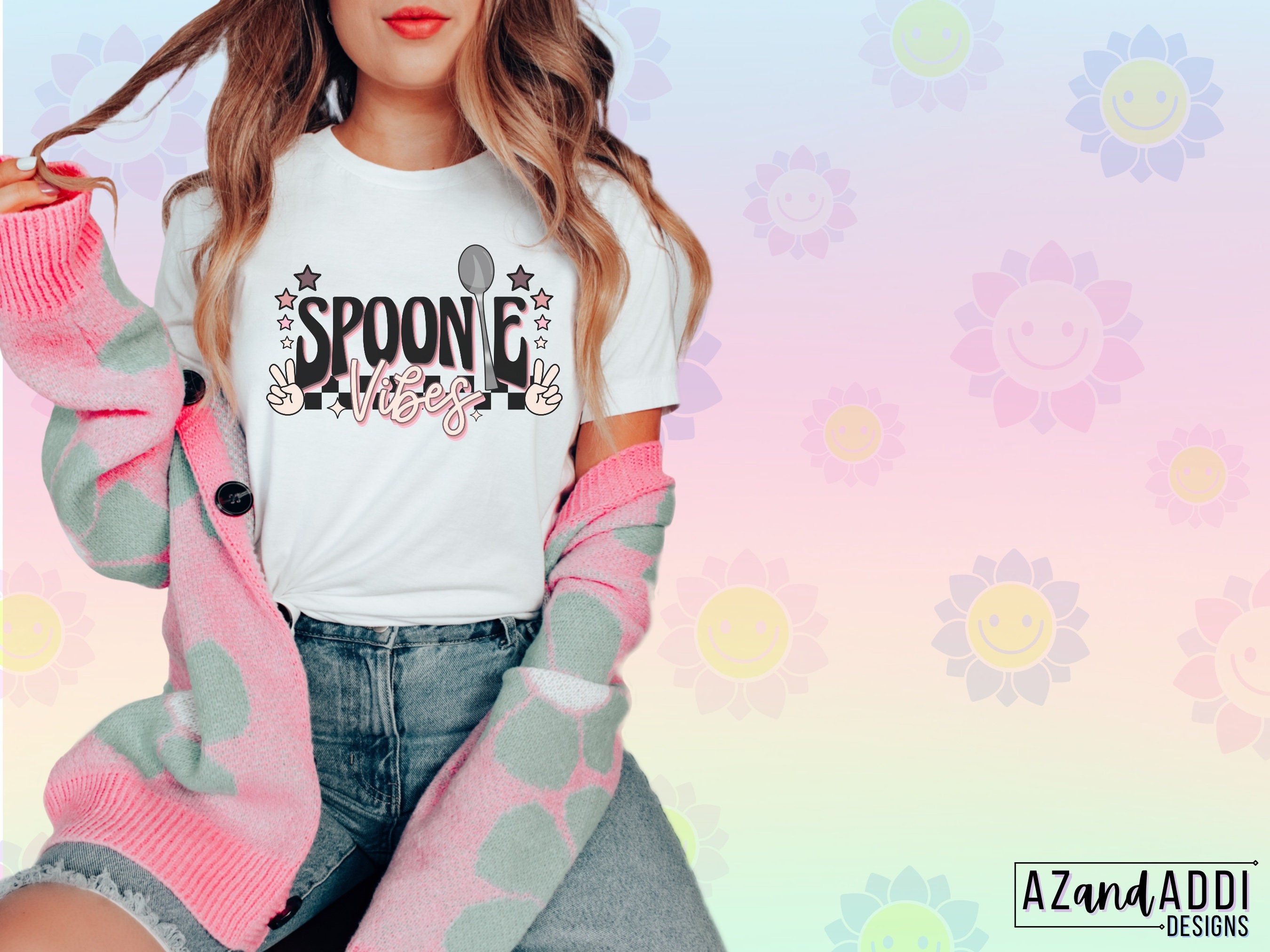 Spoon Theory Png, Spoonie Vibes Png, Retro Spoon Theory, Spoonie ...