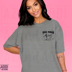 You Can Go Kick Rocks Png, Retro Sarcastic Sublimation Design, Adult ...