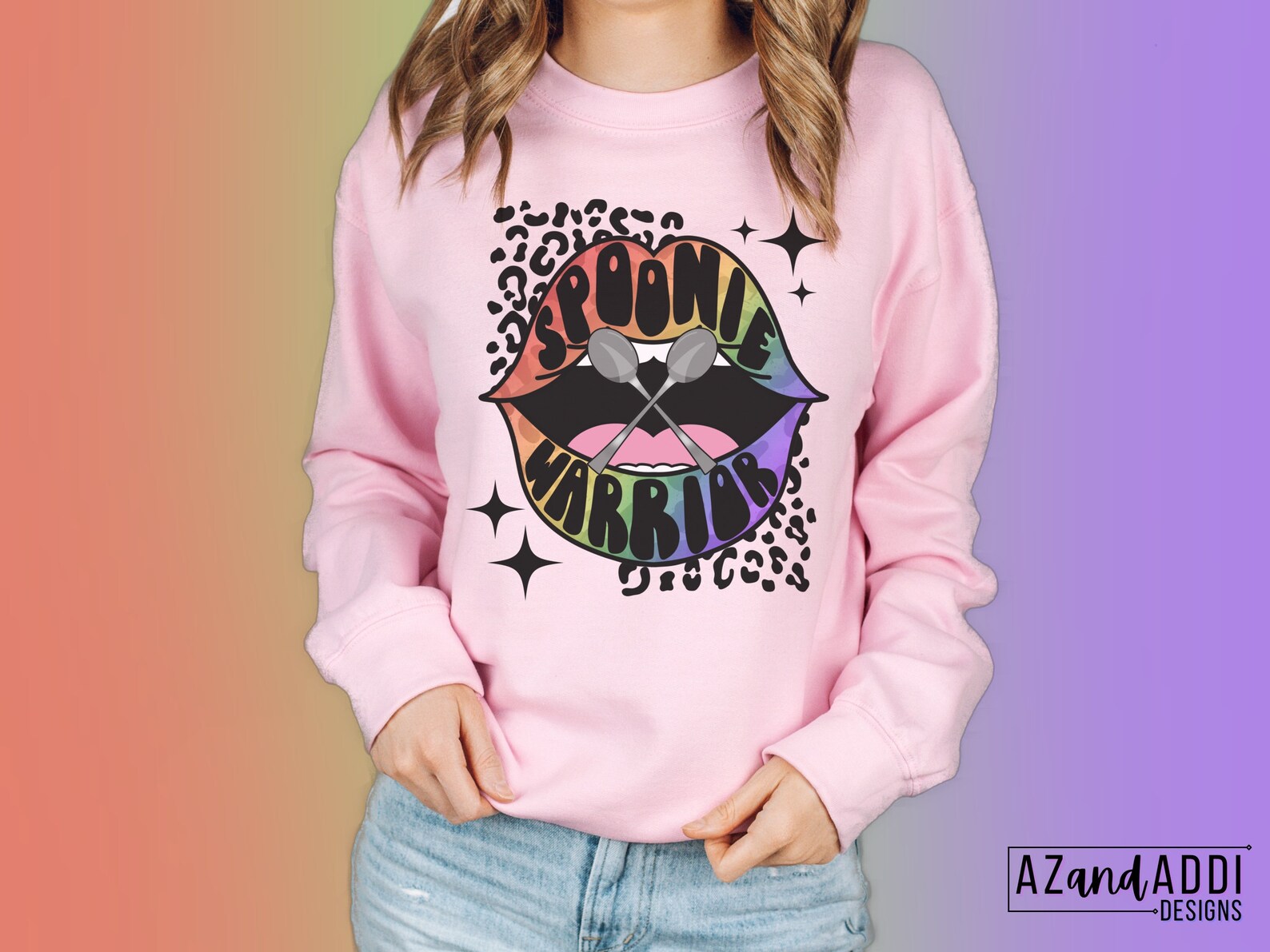 Spoonie Warrior Png, Spoon Theory Sublimation Design, Retro Spoon ...