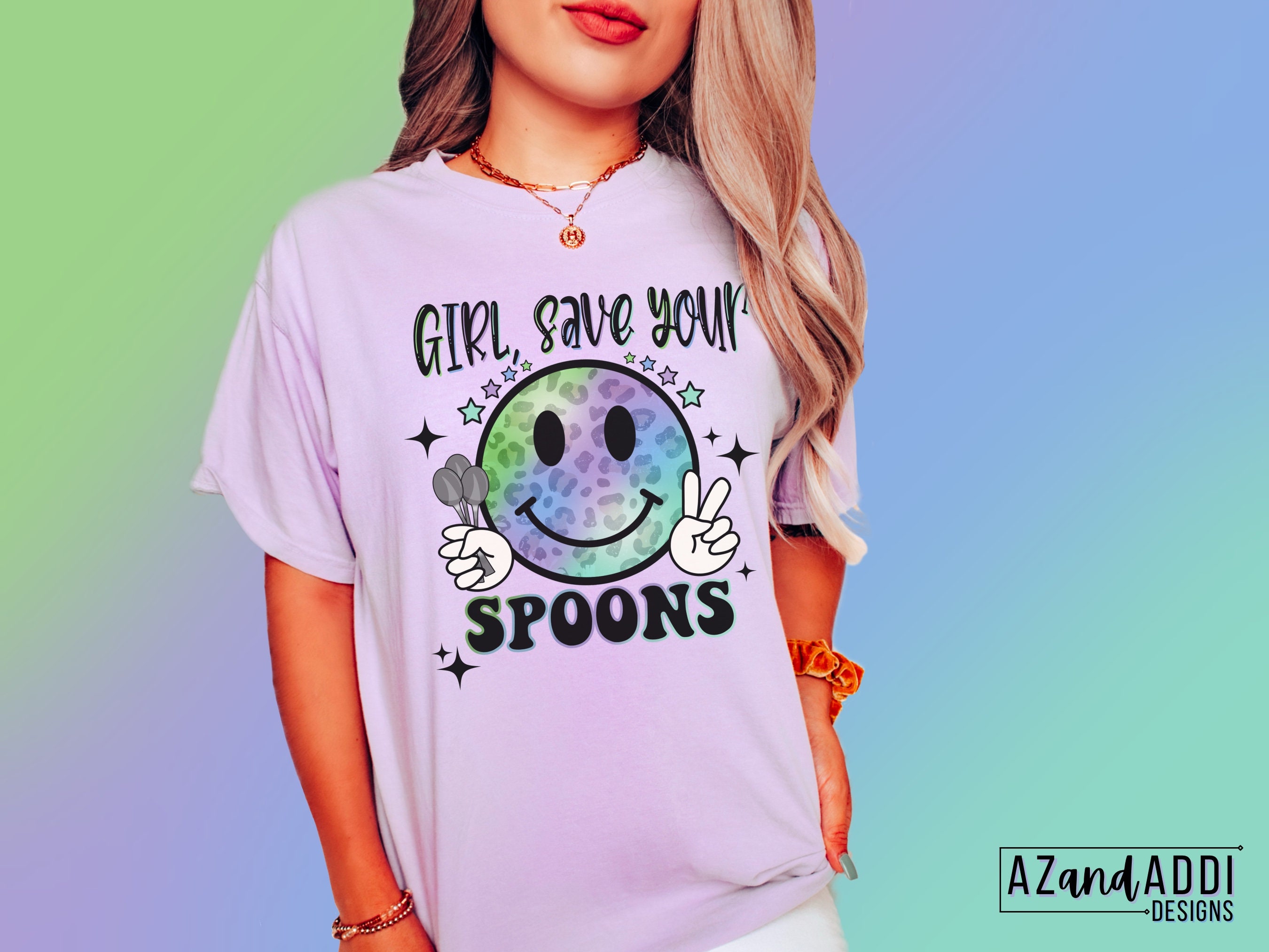 Spoon Theory Png, Spoonie Sublimation Design, Girl Save Your Spoons ...