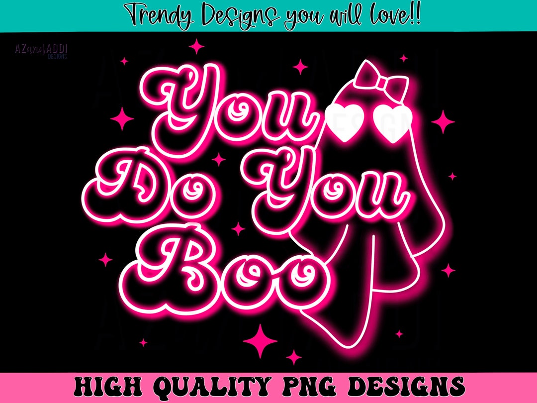 You Do You Boo Png, Retro Halloween Sublimation Design, Cute Ghost Png ...