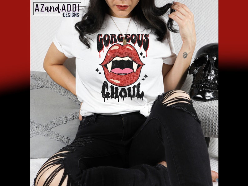 Halloween Lips Png, Gorgeous Ghoul Png, Retro Halloween Png, Vampire ...