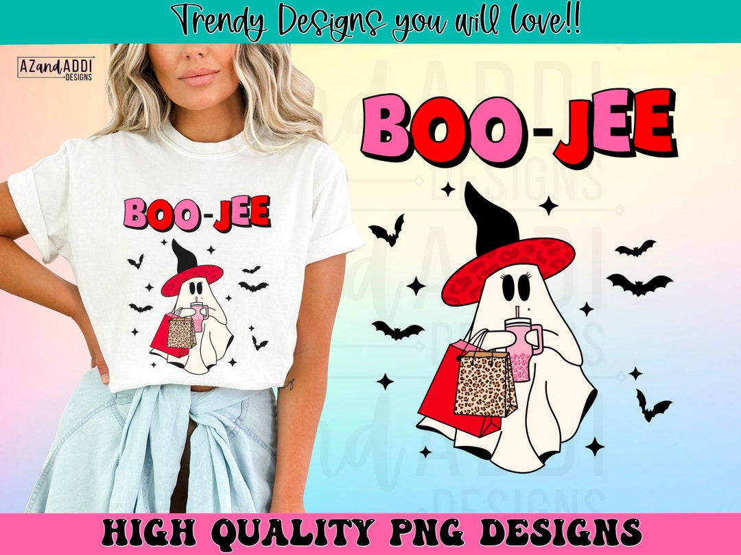 Boo-jee Ghost Png, Ghost With Stanley Inspired Tumbler, Material Ghoul ...