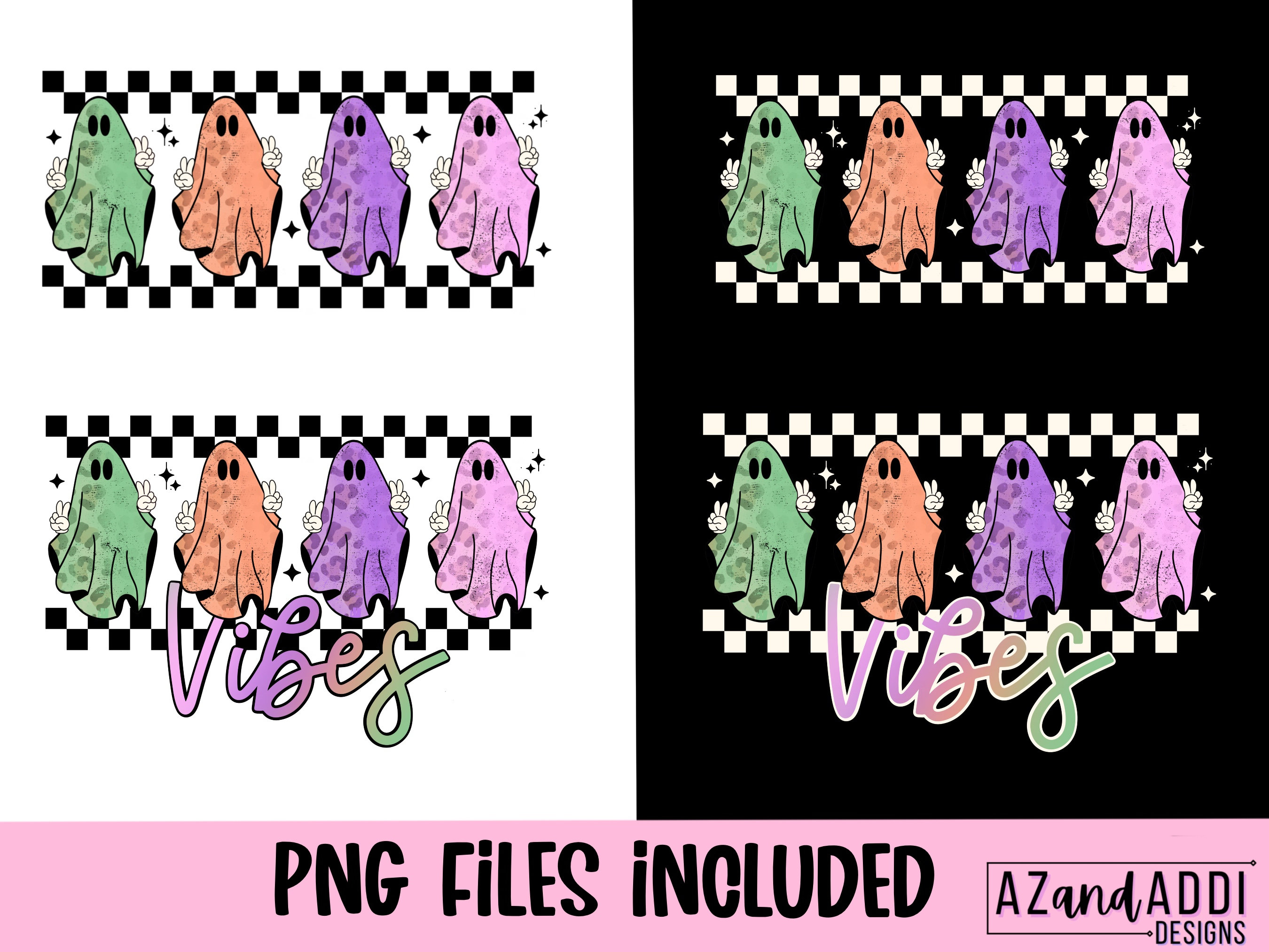 Spooky Vibes Png Retro Ghost Png Retro Halloween - Etsy