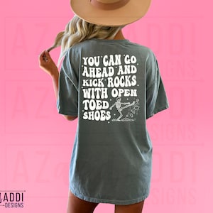 You Can Go Kick Rocks Png, Retro Sarcastic Sublimation Design, Adult ...