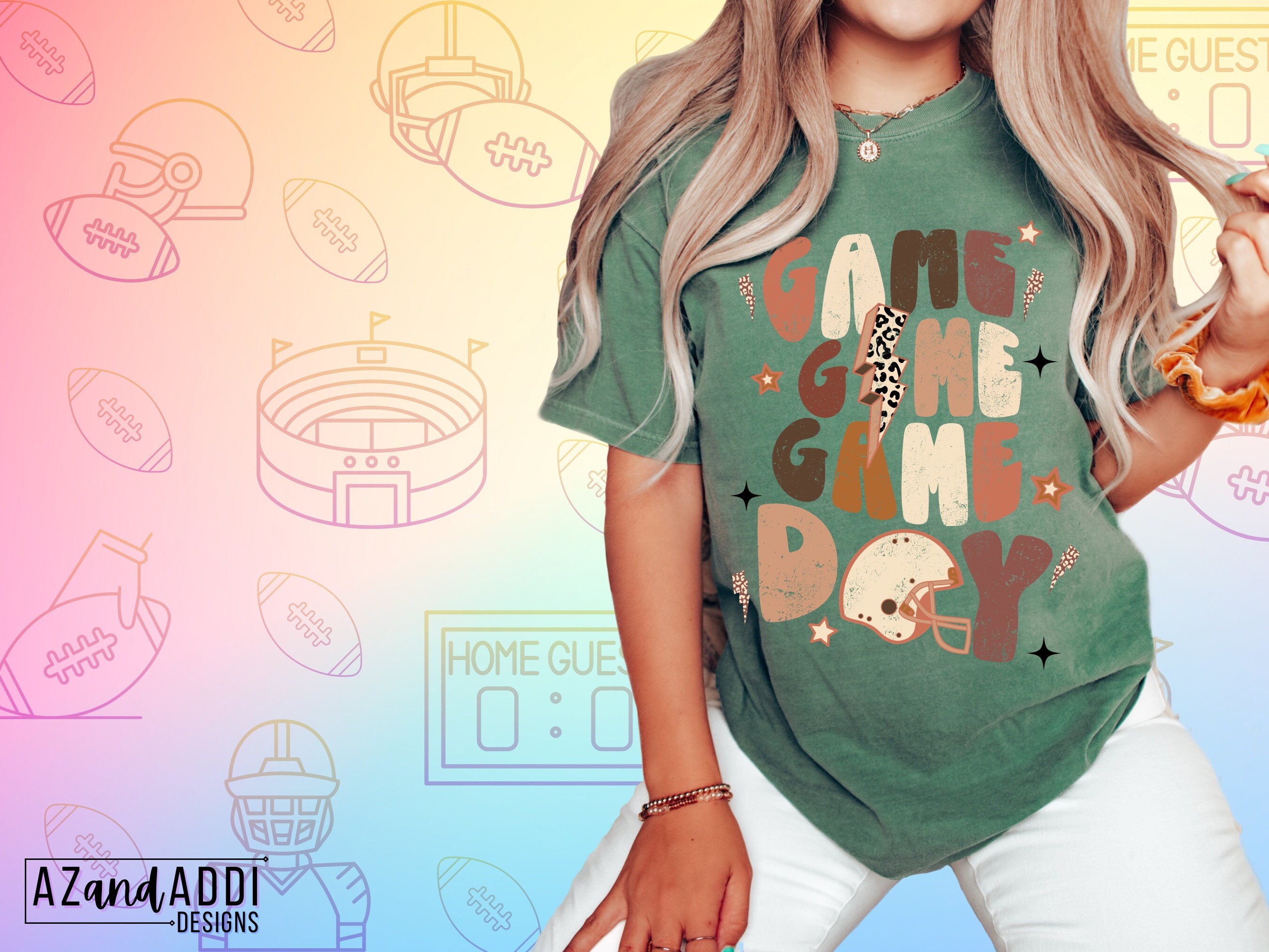 Game Day Football Helmet Png Distressed Game Day Png Retro - Etsy