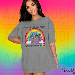 You Can Go Kick Rocks Png, Retro Sarcastic Sublimation Design, Adult ...