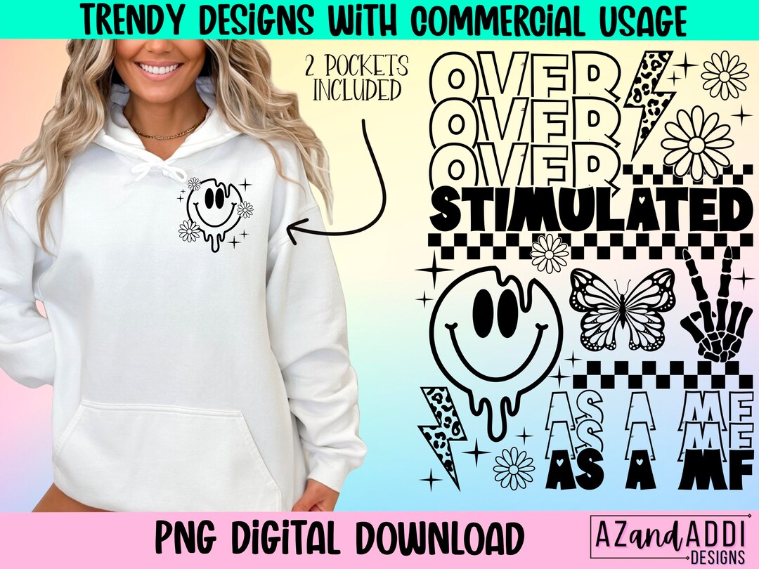Retro Overstimulated Png, Overstimulated Moms Club Png, Trendy Mom Life ...