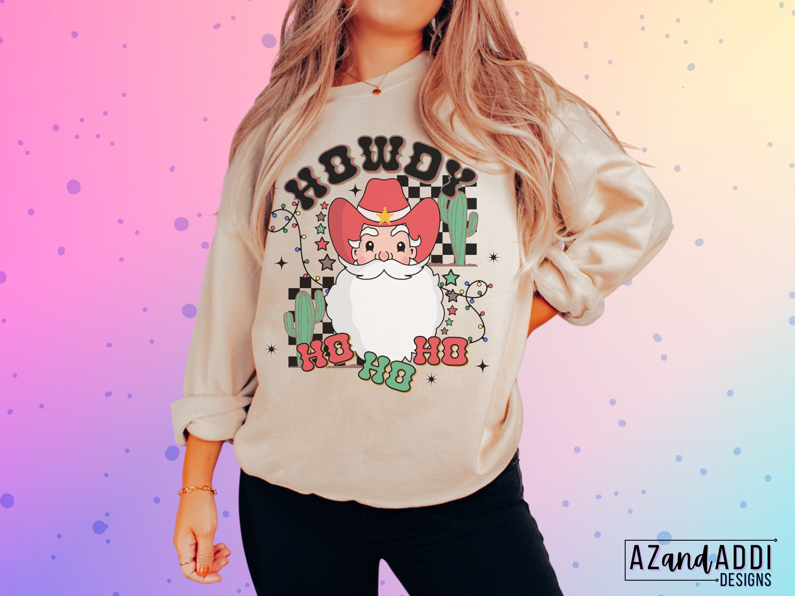 Howdy Ho Ho Ho Png Western Christmas Png Christmas Png - Etsy