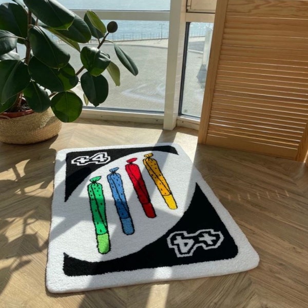 Weed Joint Uno Rug - Etsy