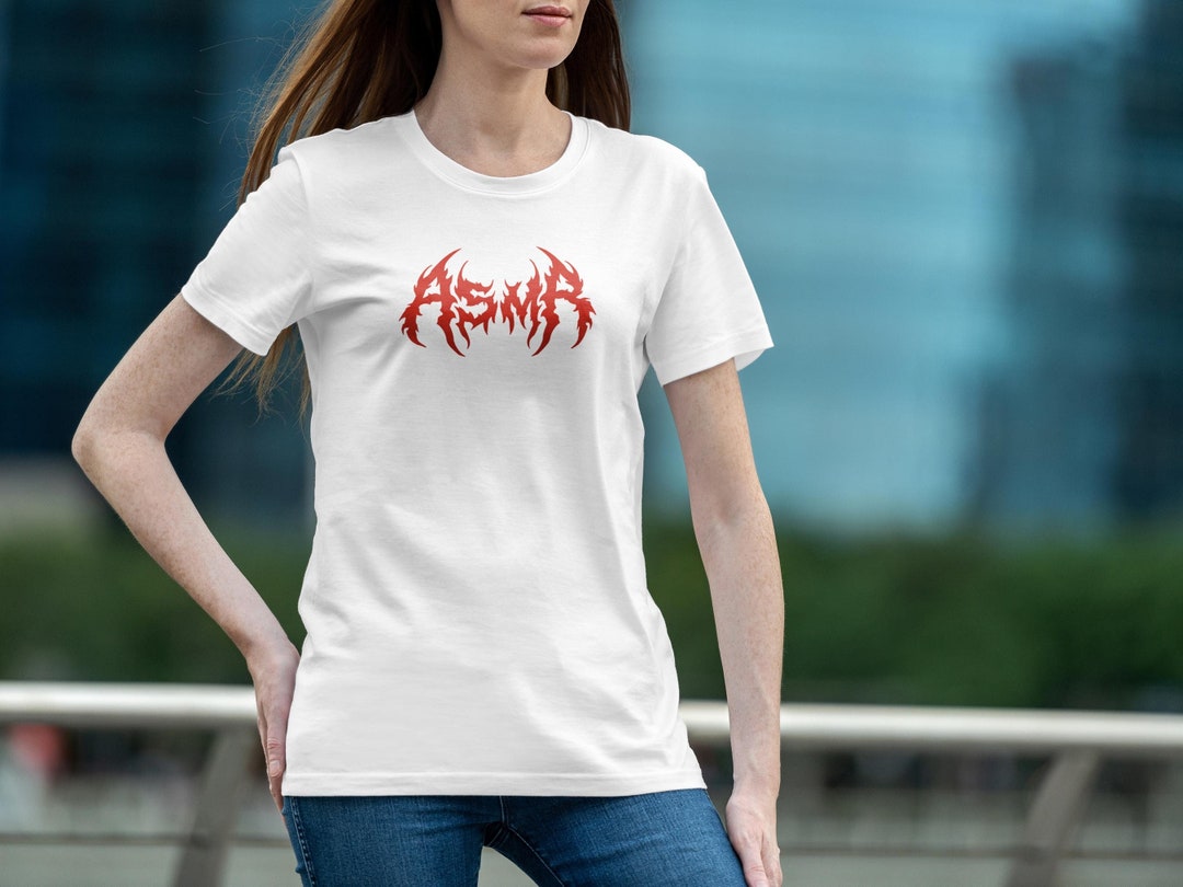 ASMR Death Metal T-shirt, Alternative Fashion, Pastel Goth Clothing ...