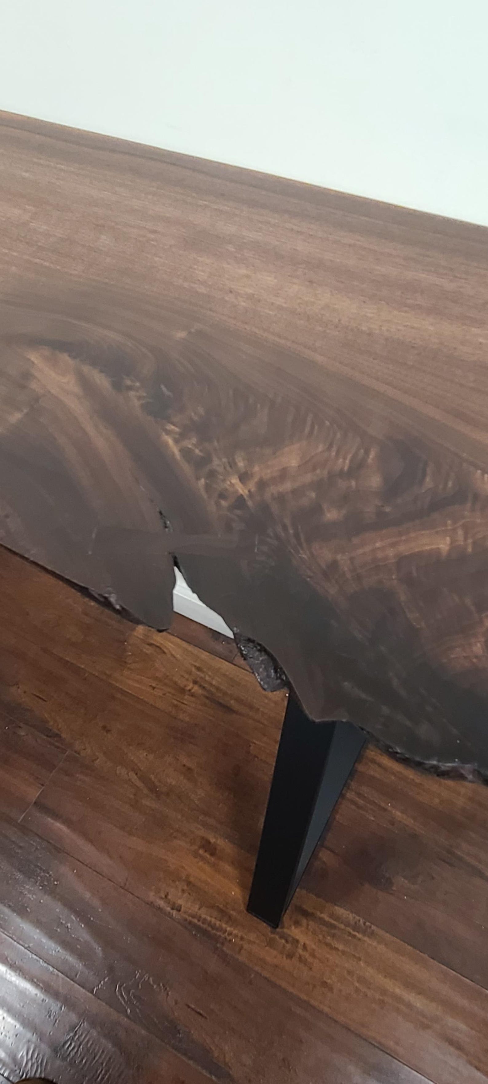 Live Edge Walnut Entryway/console Table - Etsy