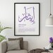 Altruism / Selflessness / Ithar / Calligraphy / Arabic Definition Print ...