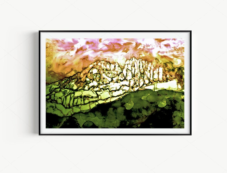 Seneca Rocks West Virginia Abstract Landscape Art Print - Etsy