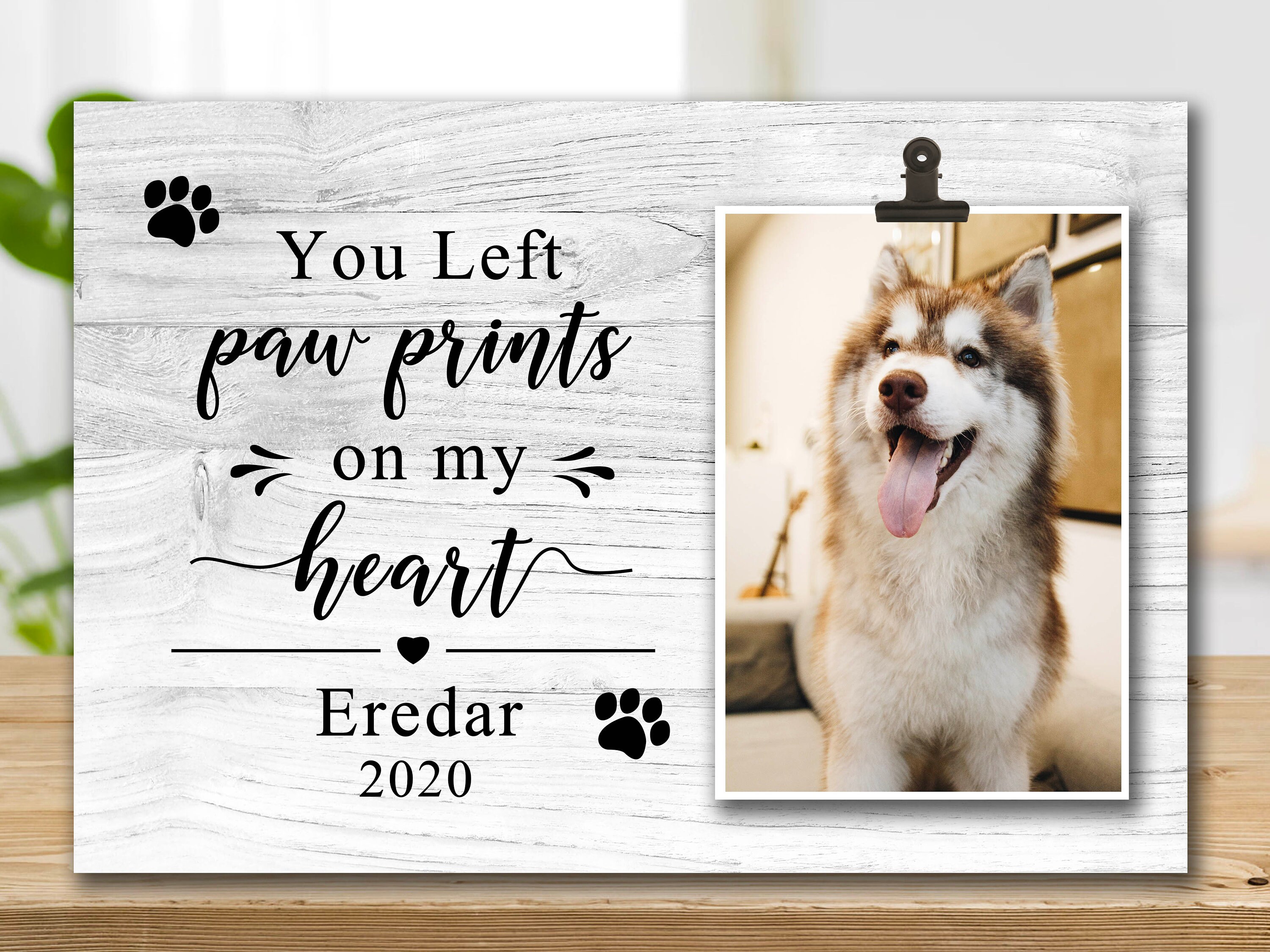 Personalized Pet Memorial Frame Customized Pet Memorial - Etsy
