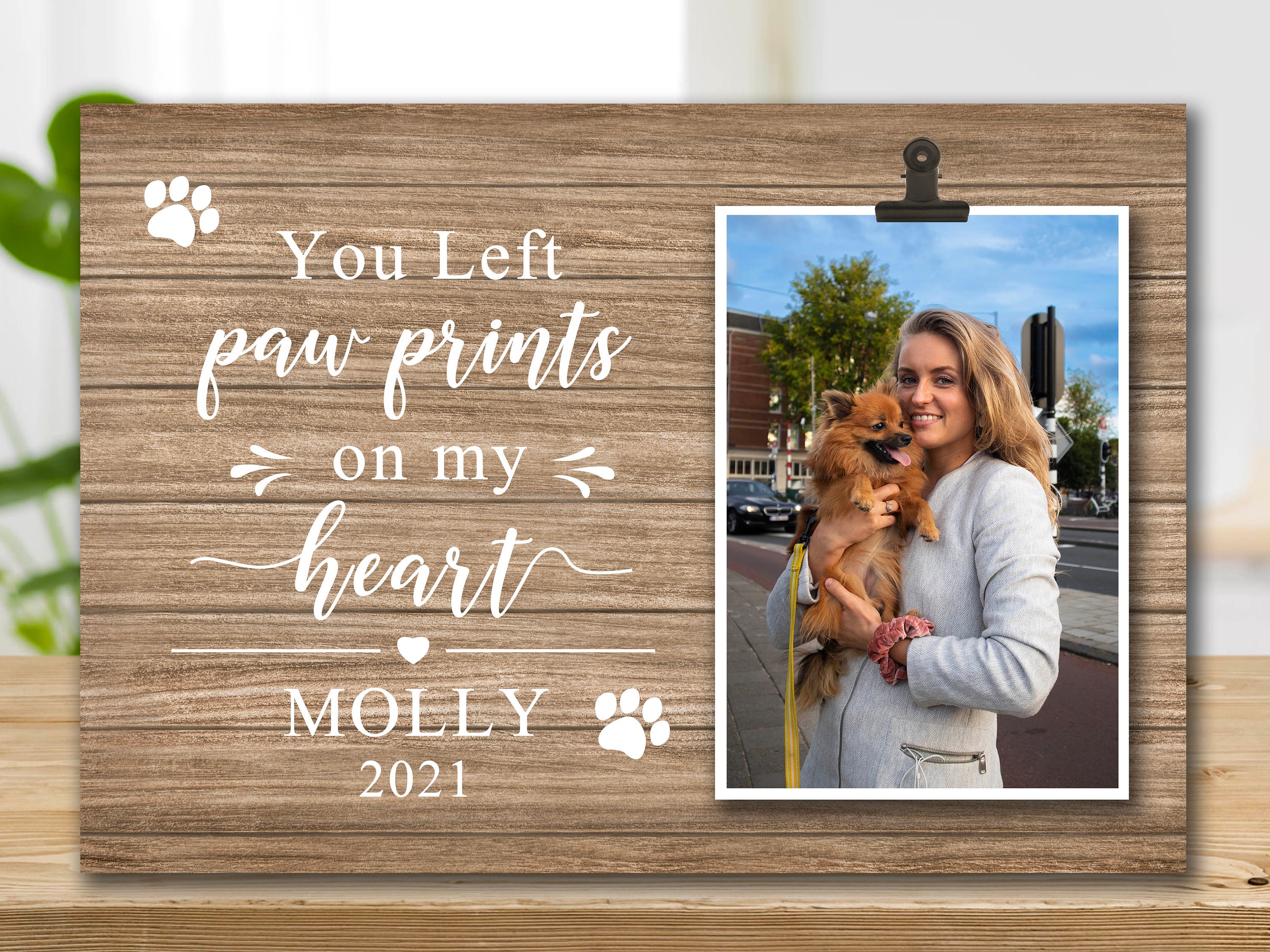 Personalized Pet Memorial Frame Customized Pet Memorial - Etsy