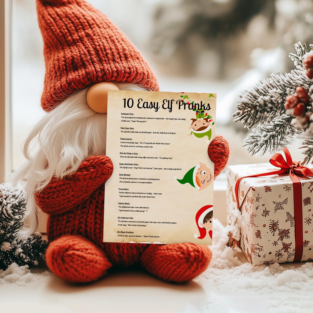 10 Funny Elf Pranks – Christmas Ideas for Kids – Elf on the Shelf ...