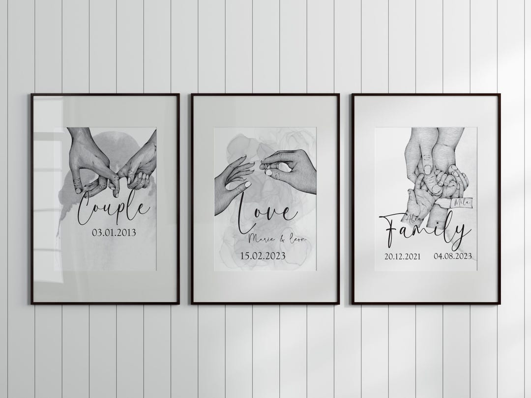 Family Poster With Hands, Picture Family, Family Sign With Family Name ...