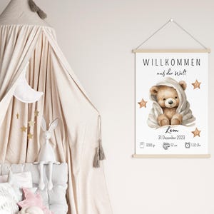 Newborn Personalized Family Poster - Baby Gift New Parents Mom Dad ...