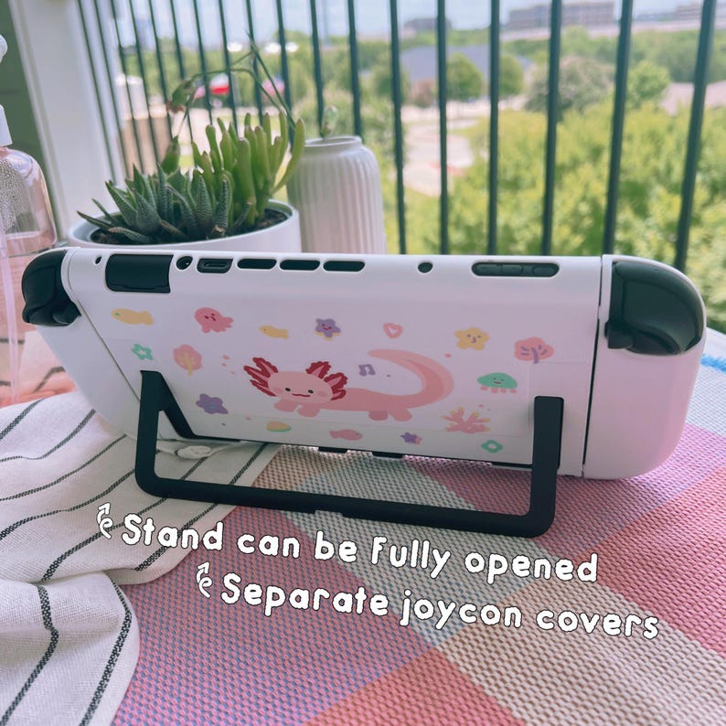 Starry Forest Axolotl Case for Nintendo Switch 2, Cute White Switch2 ...