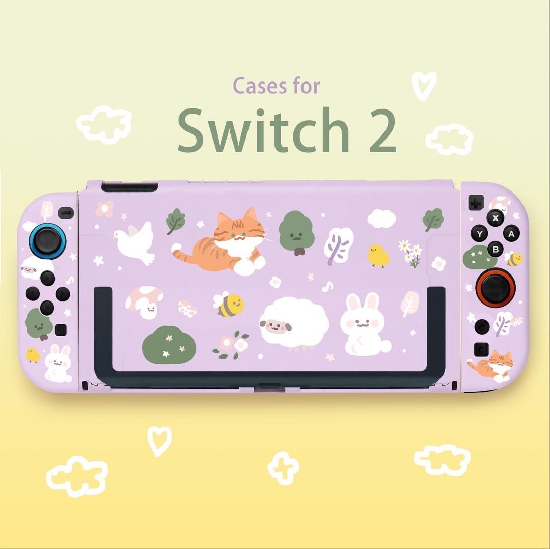 Starry Forest Case for Switch 2, Cute Hard Plastic Nintendo Switch 2 ...