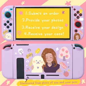 Custom Case of You and Your Pets for Nintendo Switch 2/oled/lite ...