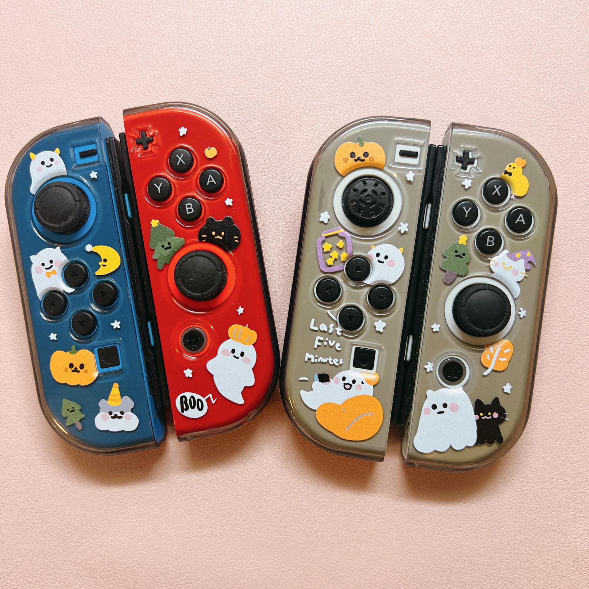 Starry Forest Cute Halloween Switch Joycon Shell Cases, Soft Kawaii ...