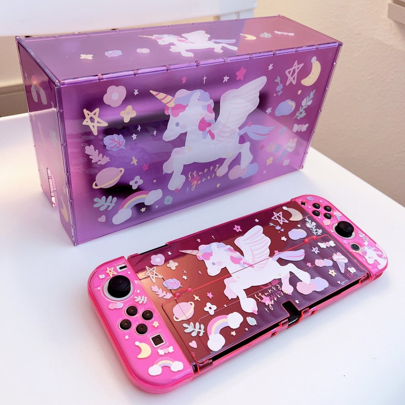 Starry Forest Acrylic Clear Dust Box Cover for Nintendo Switch 2 and ...