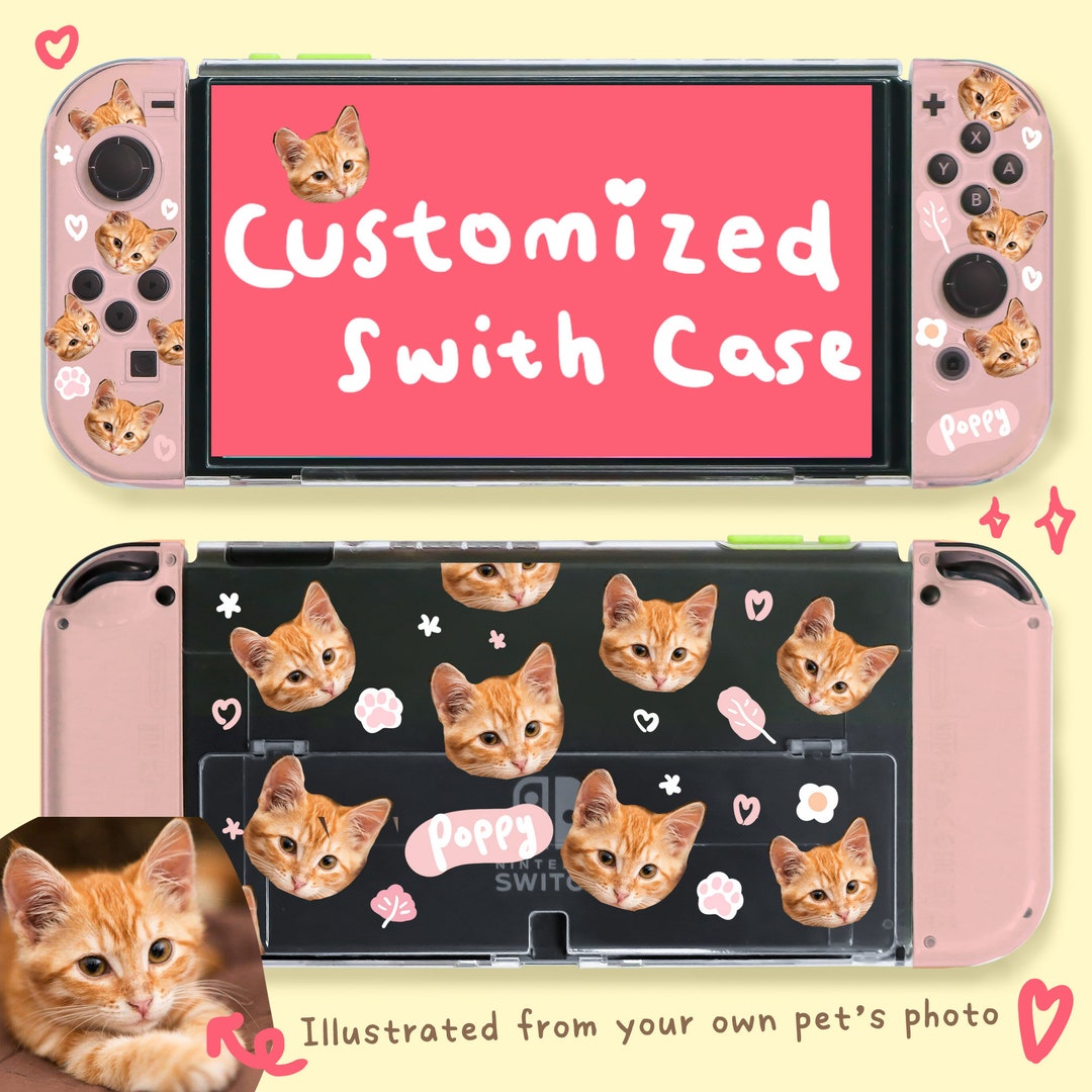 Custom Case of Your Pets for Nintendo Switch/oled/lite, Personalized ...