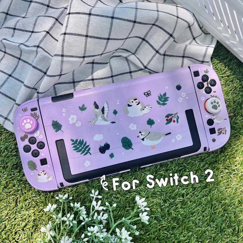 Case for Nintendo Switch 2 and 1 OLED, STARRY FOREST Bird Cute Switch ...