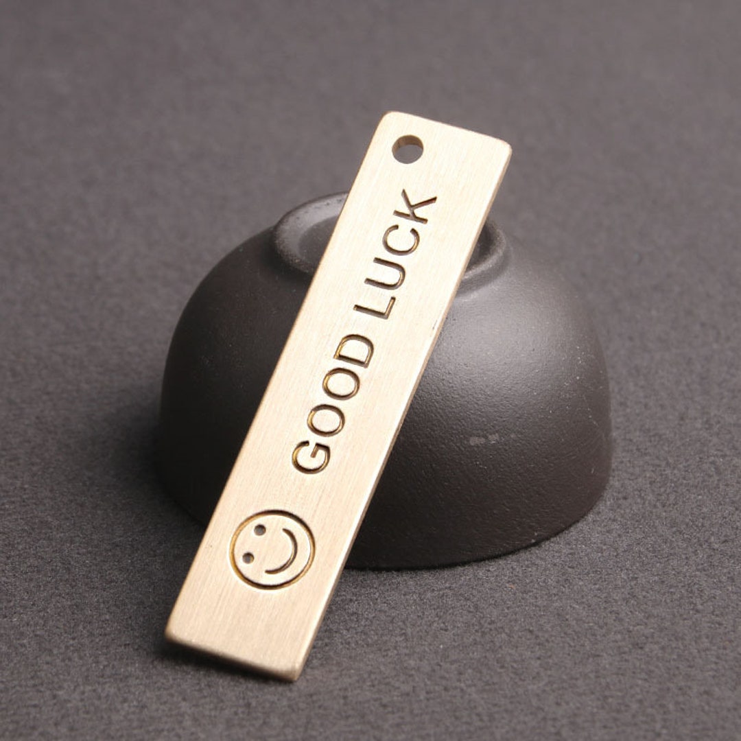 Brass Polished Brushed Mini Ruler Key Chain Pendant Creative Portable ...