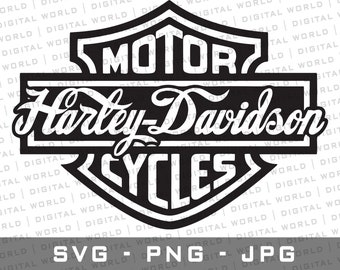 Harley Davidson Svg - Etsy