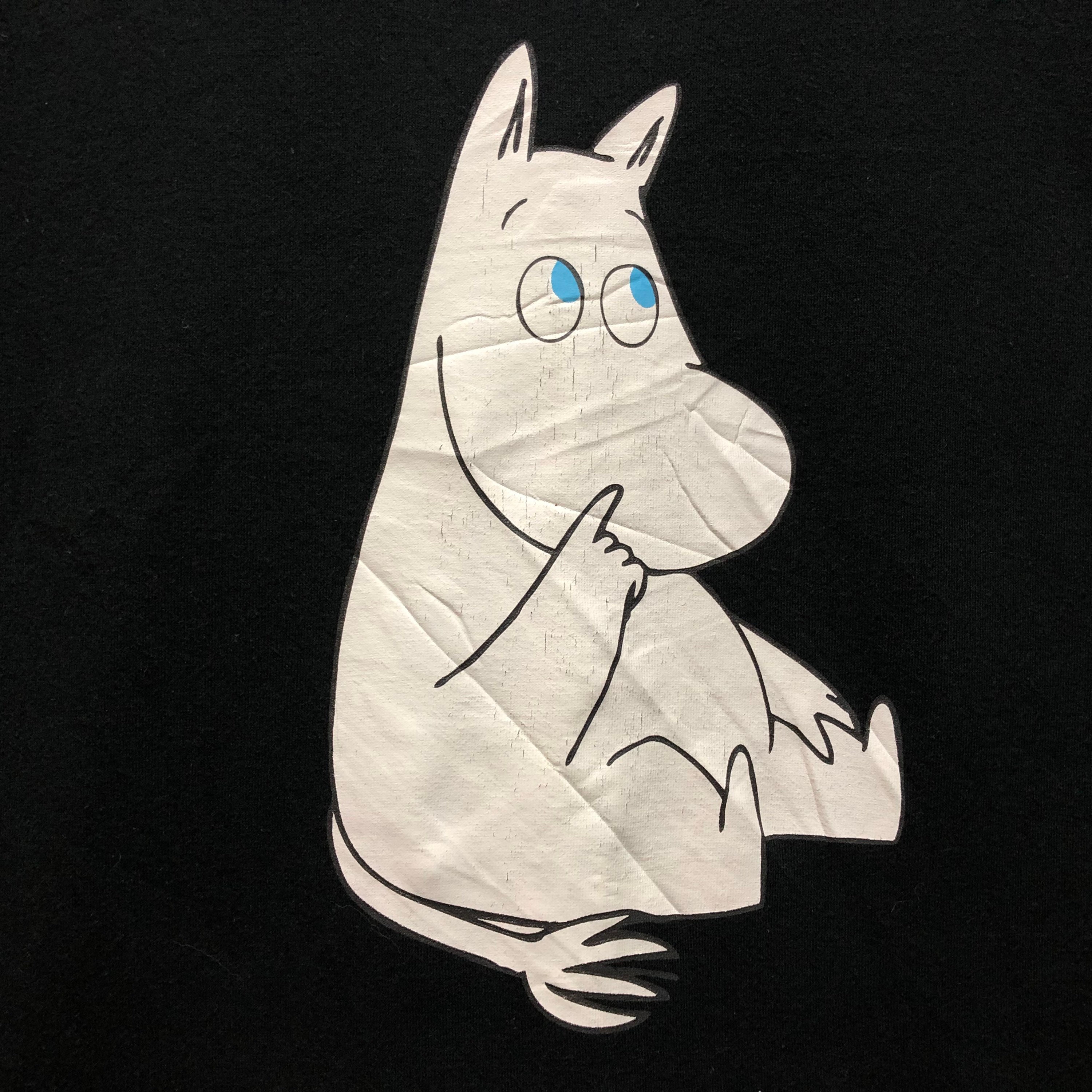 Rare Vintage Moomin Long Sleeve Cartoon Big Logo Spell Out Japanese ...