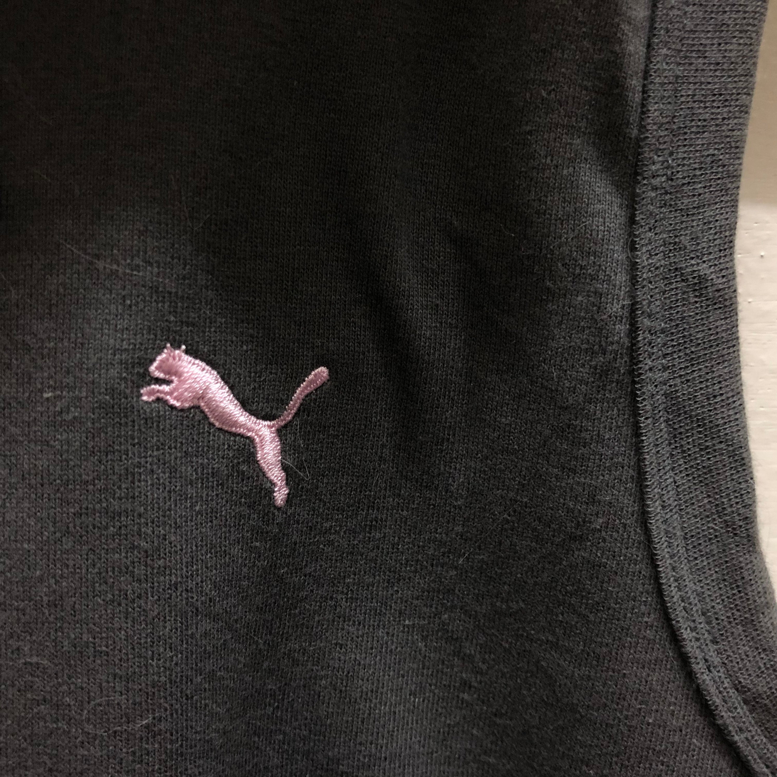Rare!! Puma Hoodie Tank Sleeve Small Logo Embroidery Spellout Puma ...