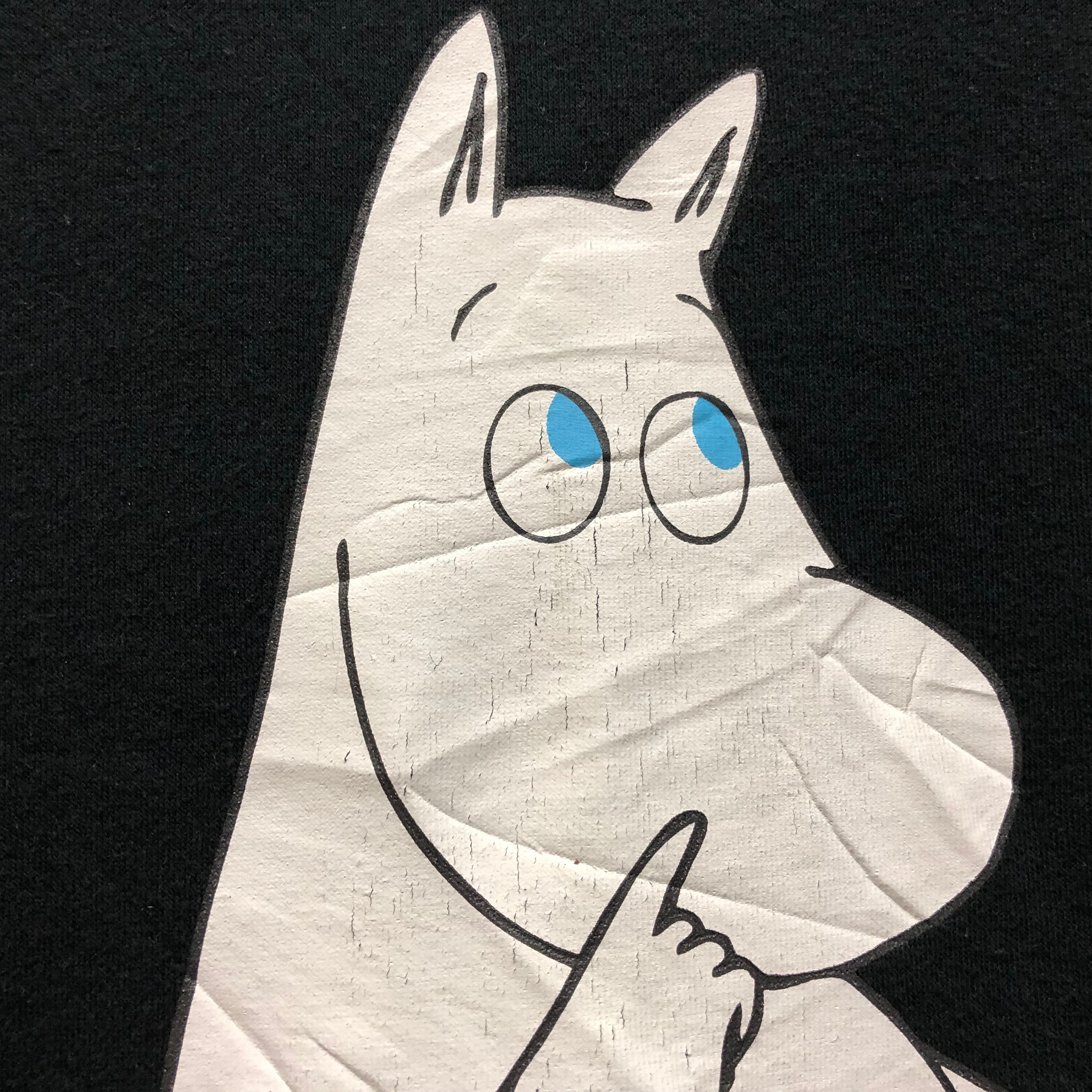 Rare Vintage Moomin Long Sleeve Cartoon Big Logo Spell Out Japanese ...
