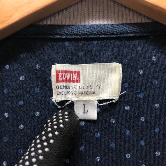 Rare!! Vintage Edwin Long Sleeve Small Logo Embroider… - Gem