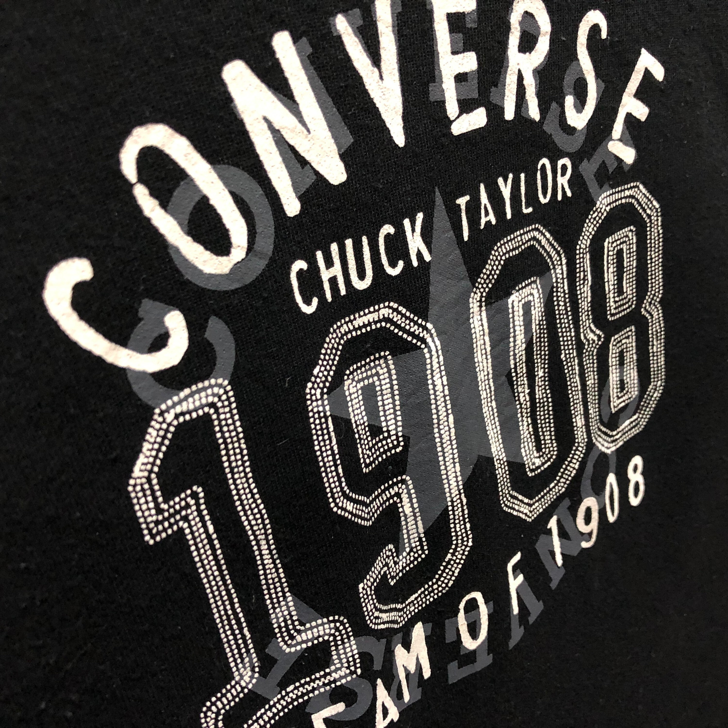 Rare!! Converse Long Sleeve Big Logo Spellout Jumper Pullover Hip Hop ...